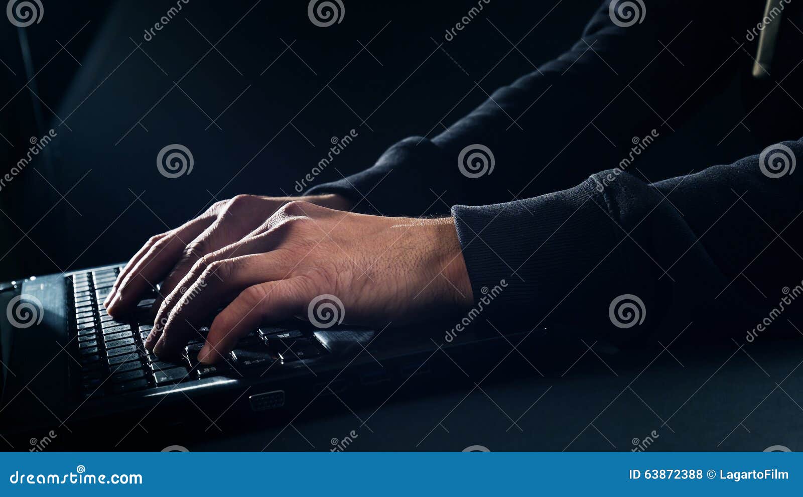 Man S Hands Typing on Laptop Keyboard Concept Stock Photo - Image of ...