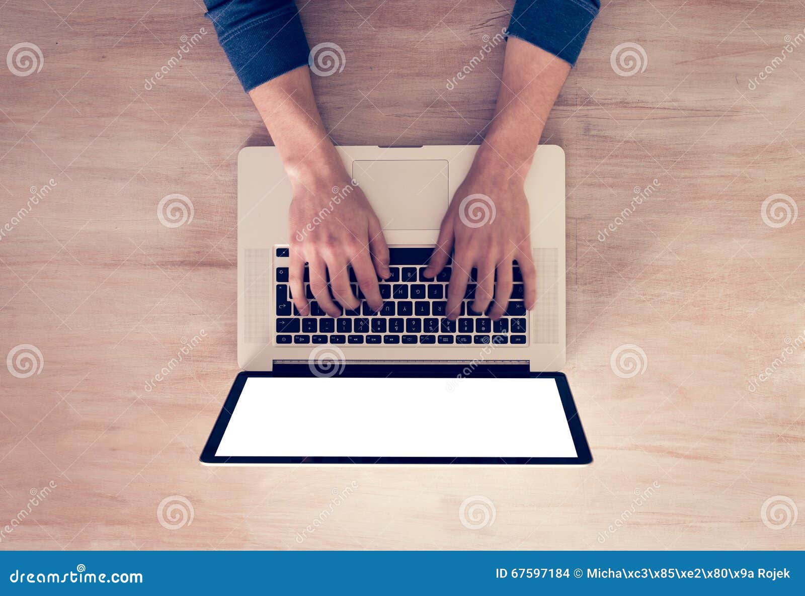 Man s hands using laptop stock photo. Image of background - 67597184