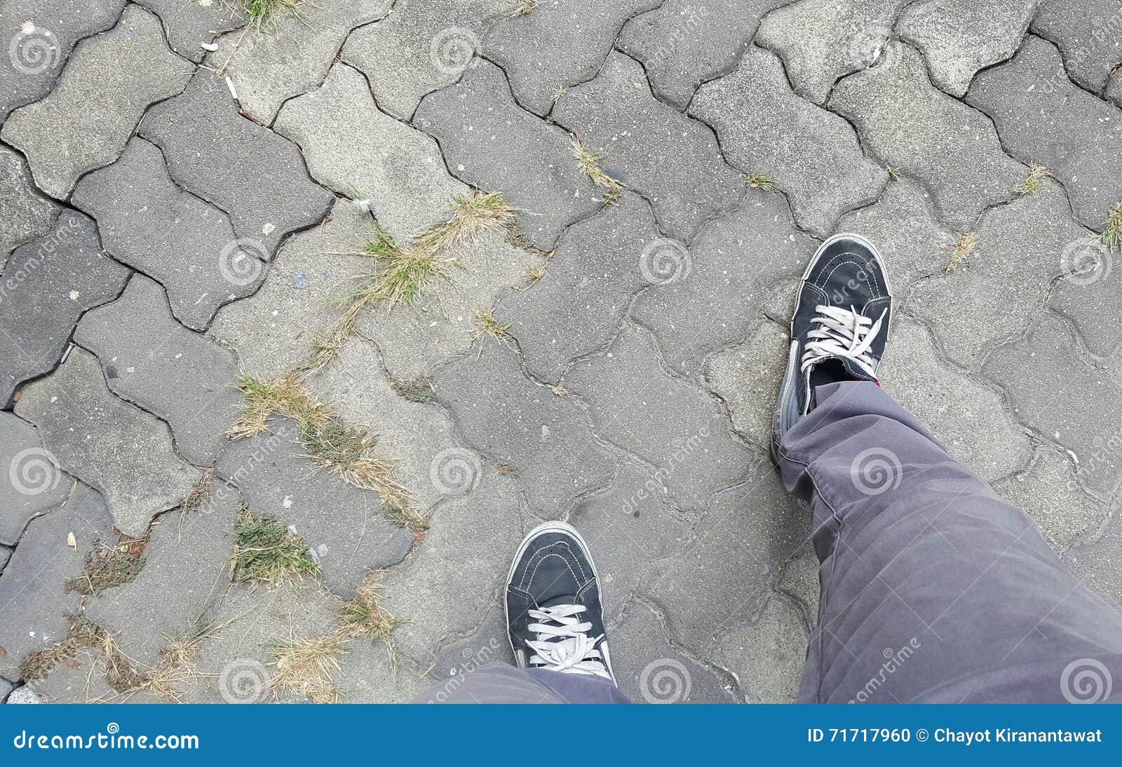 Man S Legs Stepping Forward, Making Advanced Progress Stock Photo ...