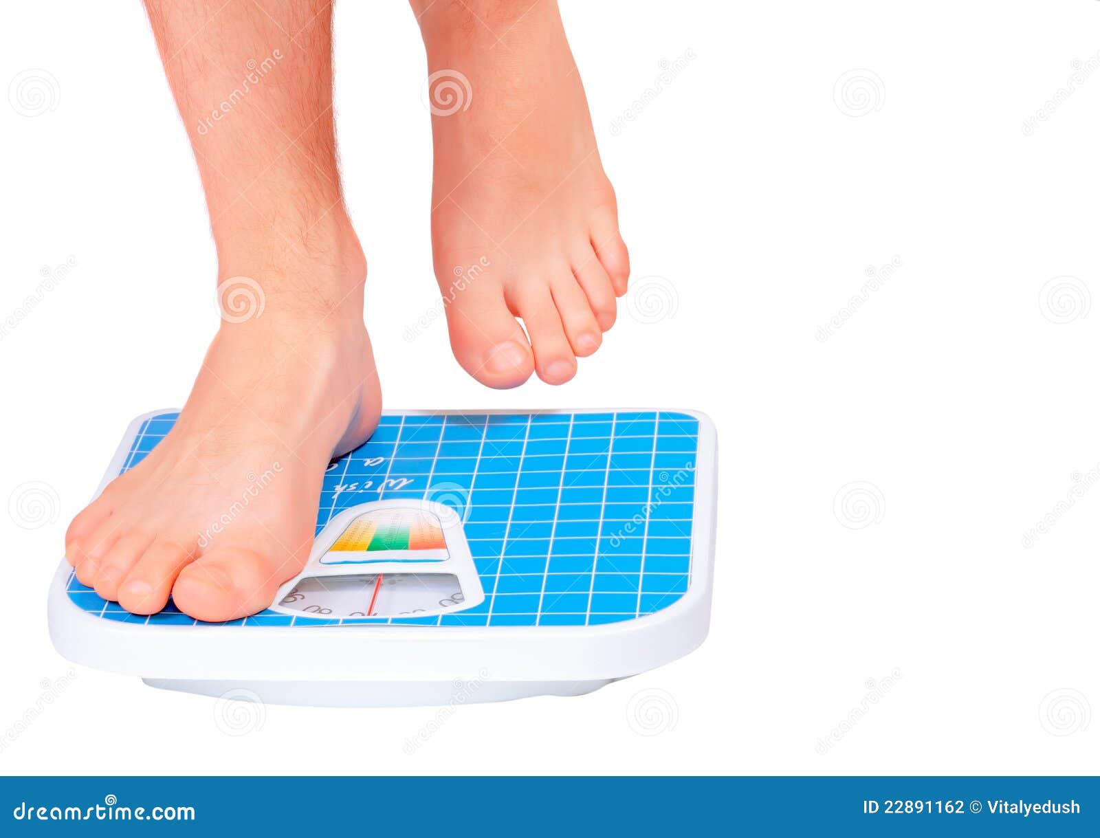 Man S Legs ,weighed on Floor Scale. Stock Photo - Image of foot, body ...