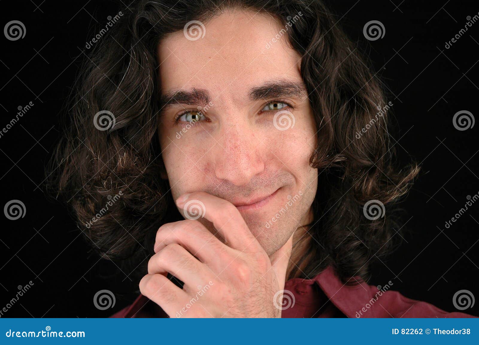 Man s portrait-2 stock photo. Image of handsome, face, good - 82262