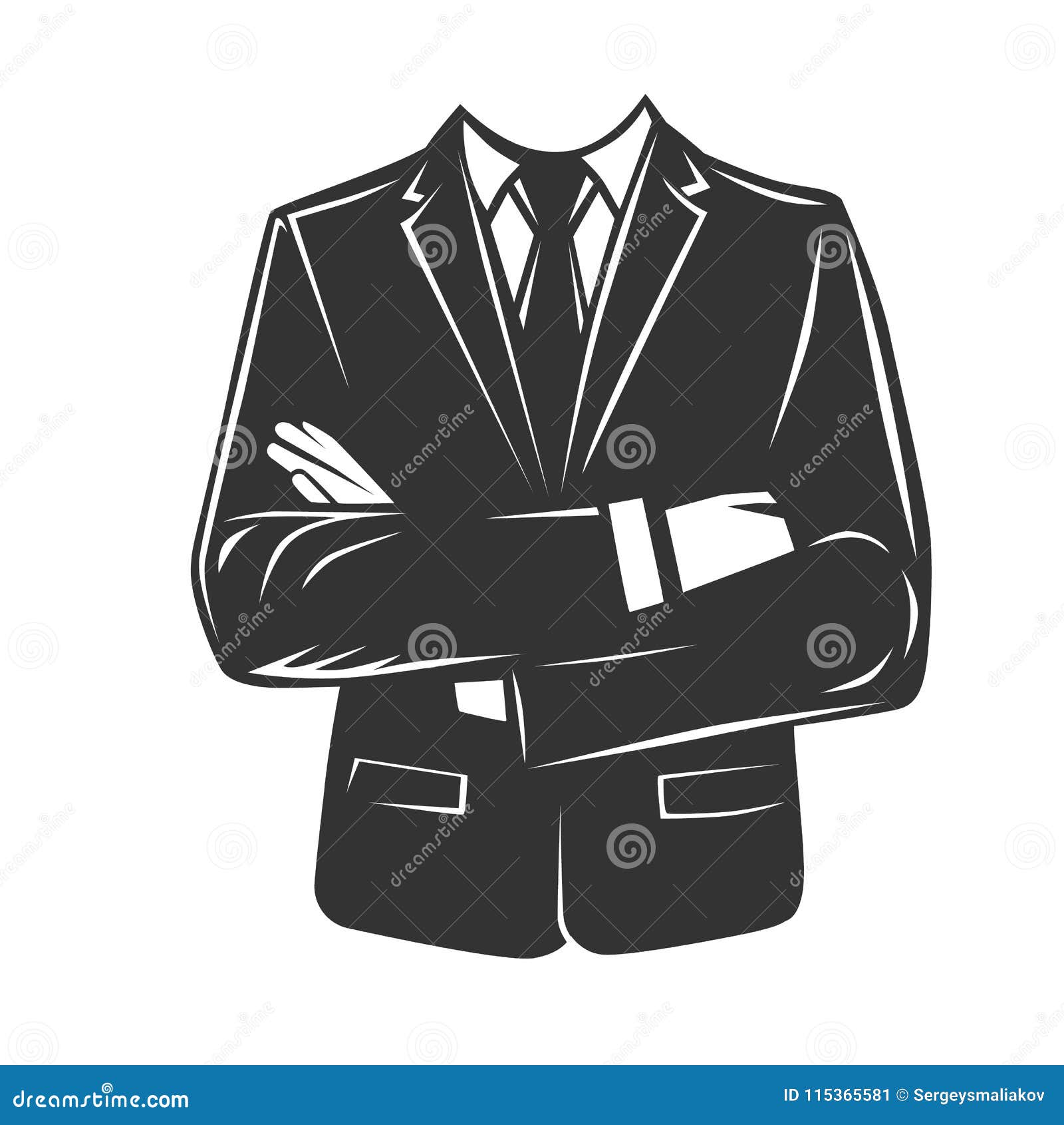 Man`s Profile with a Folded Arms. Stock Vector - Illustration of logo ... Man`s Profile with a Folded Arms. Stock Vector - Illustration of logo ...