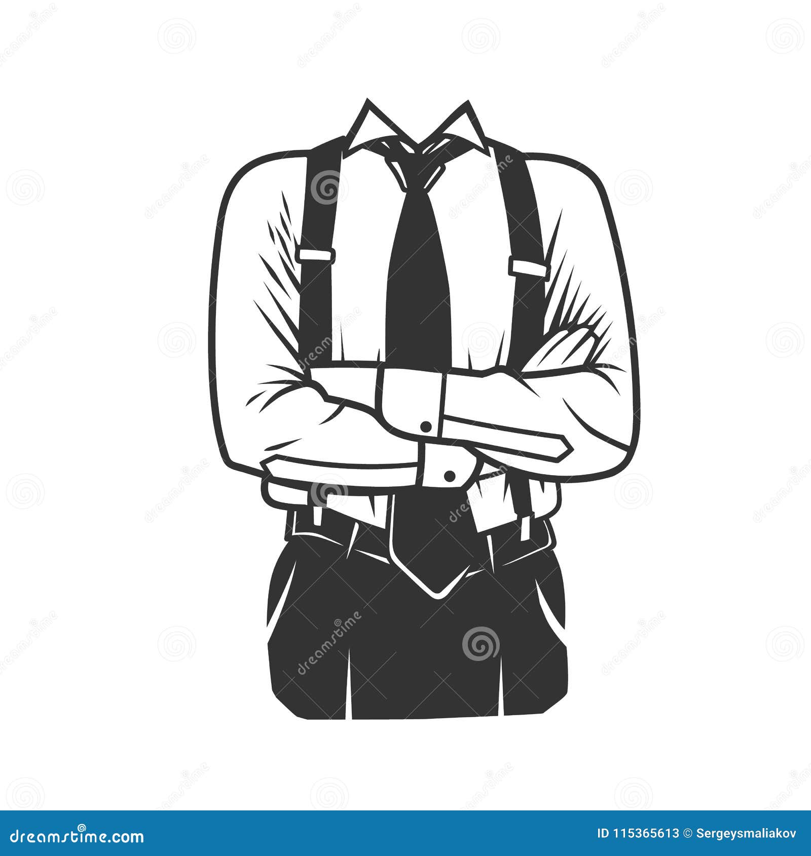 Man`s Profile with a Folded Arms. Stock Vector - Illustration of ... Man`s Profile with a Folded Arms. Stock Vector - Illustration of ...