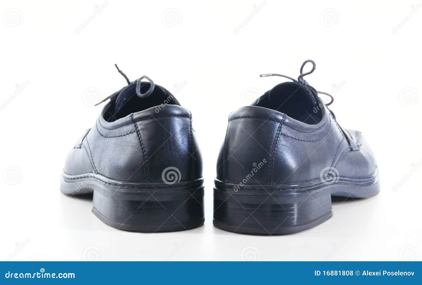 Man s shoes, the rear view stock photo. Image of cream - 16881808