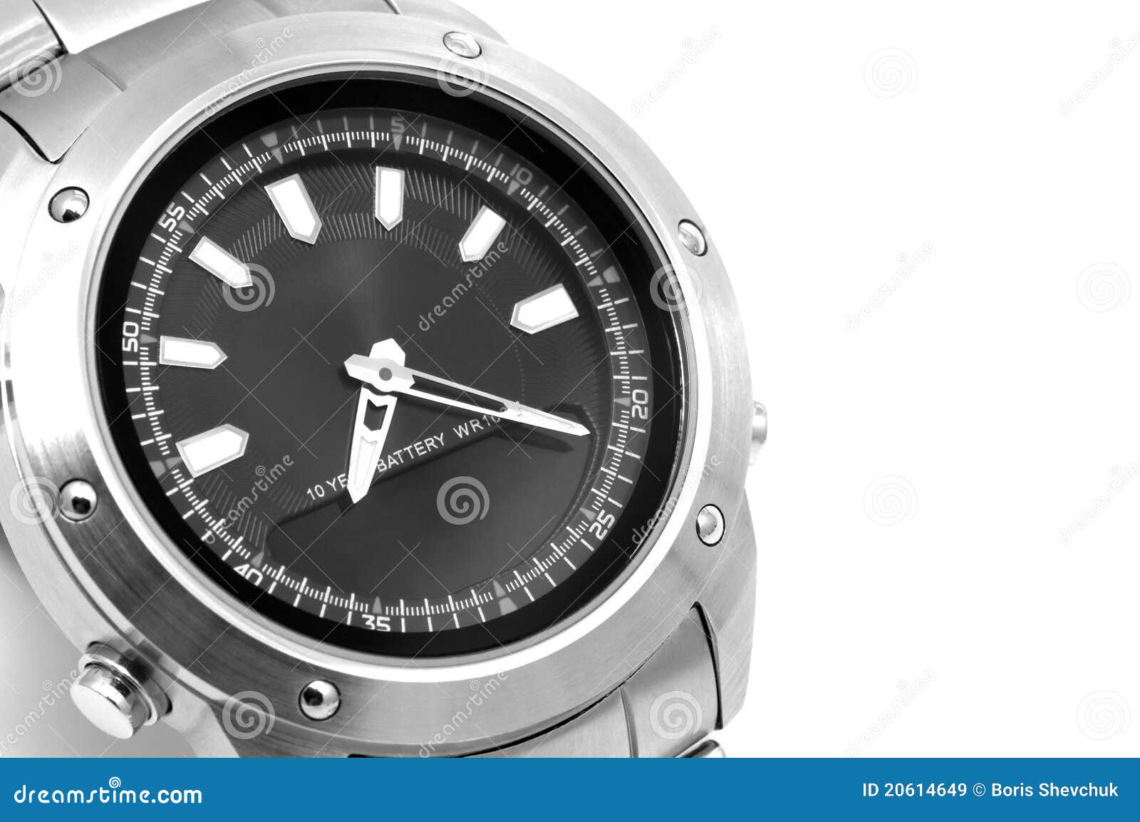 Man s watch close up. stock image. Image of time, luxurious - 20614649