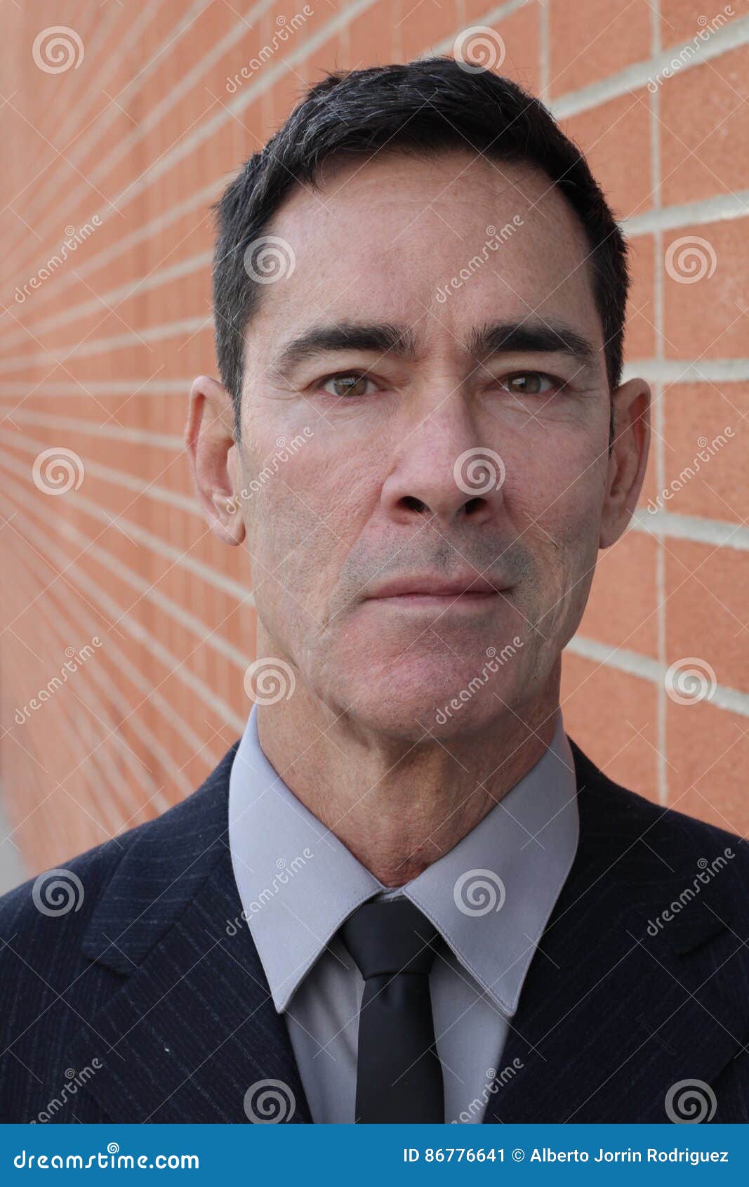 Man with Salt and Pepper Hair Close Up Stock Image - Image of lifestyle ...