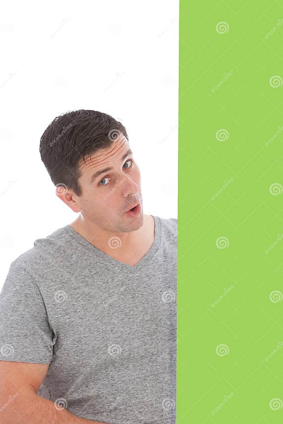Man with Sarcastic Expression Stock Image - Image of casual ...