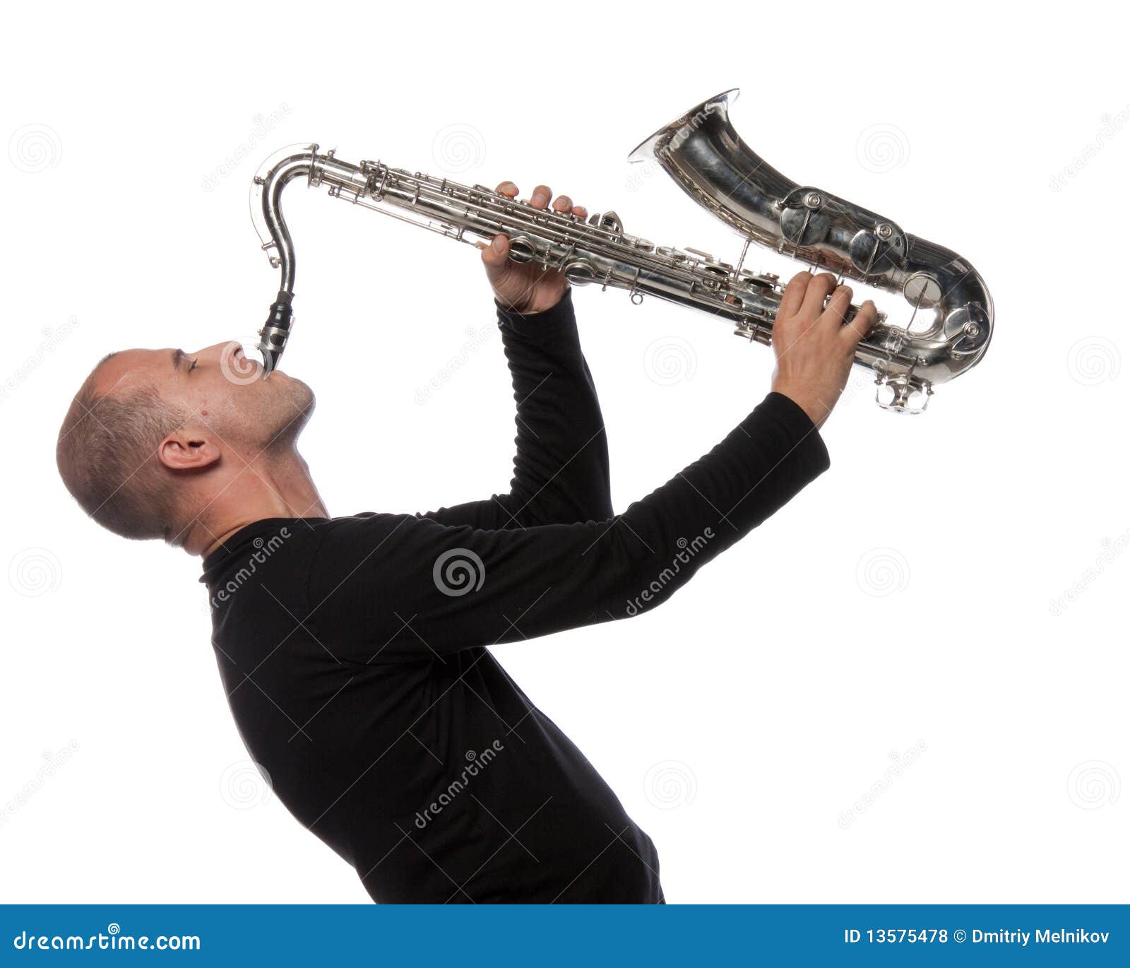 Man with saxophone stock photo. Image of musician, performance - 13575478
