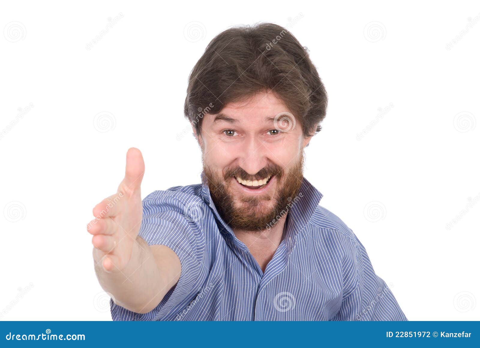 The man saying welcome stock photo. Image of growth, agreemant - 22851972