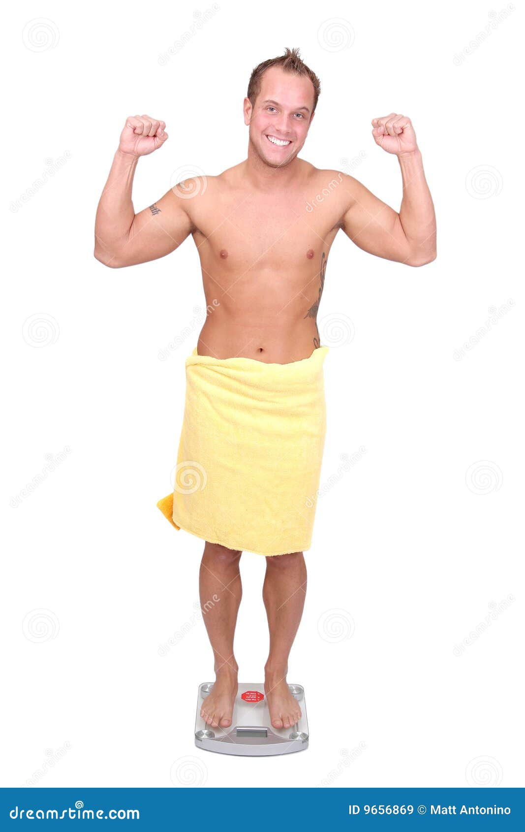 Man on the scale stock image. Image of scale, kilo, fitness - 9656869
