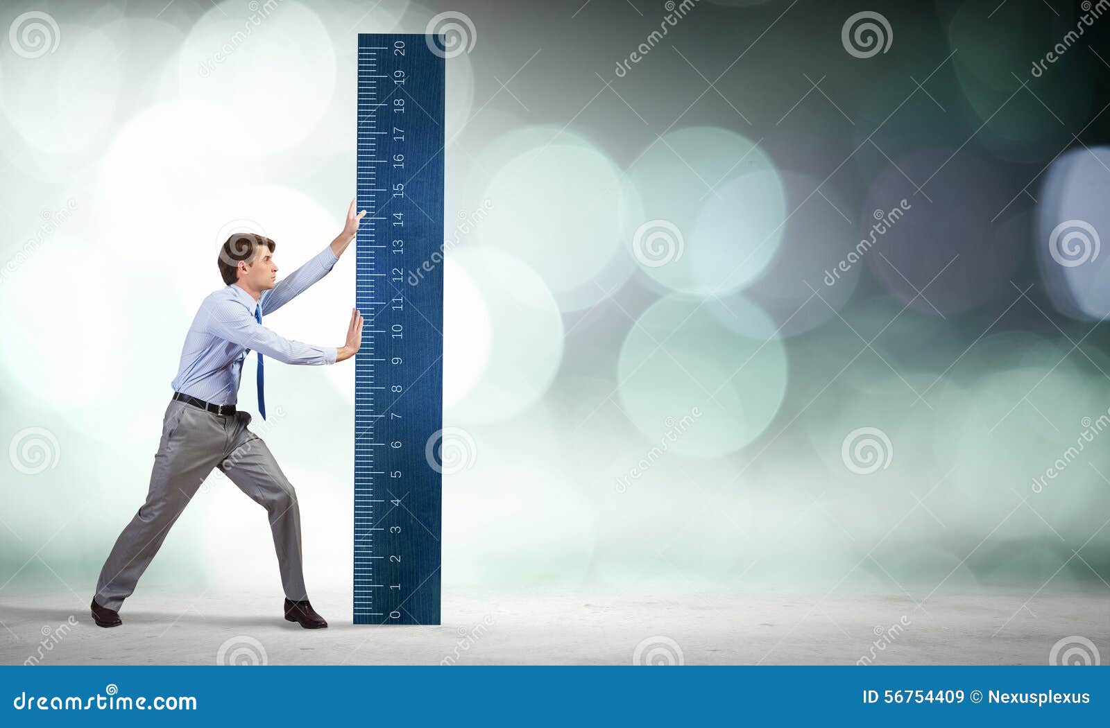Man with scale stock image. Image of commercial, businessman - 56754409