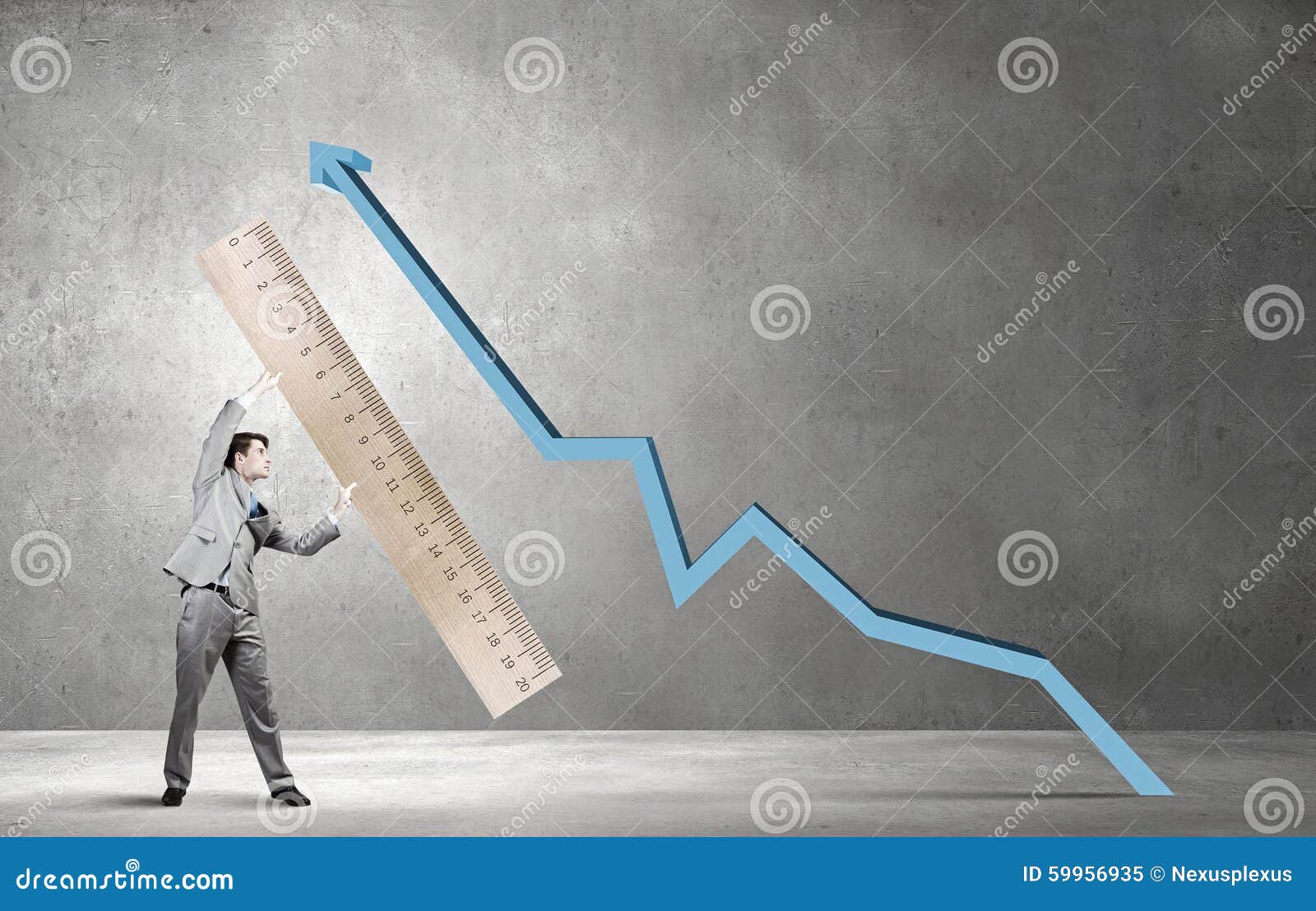 Man with scale stock image. Image of chart, graphic, sale - 59956935