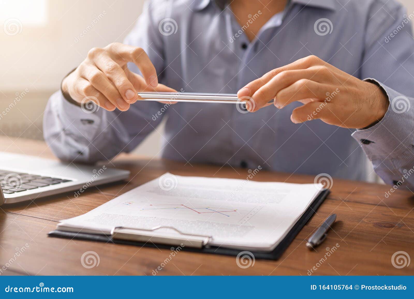 Man Scanning Documents in Office Using Scanner App on Smartphone Stock ...