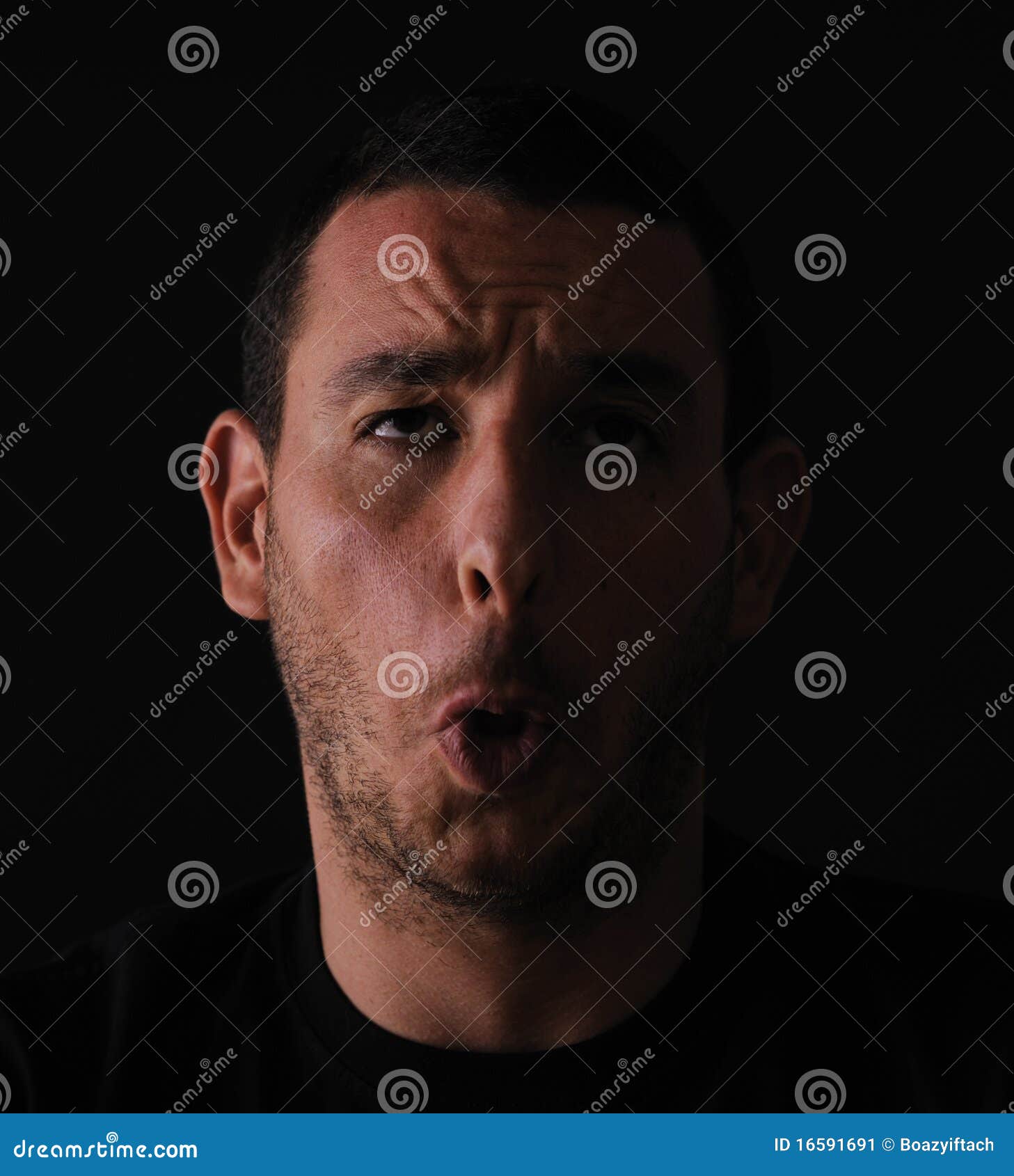 Man with scary expression stock image. Image of weird - 16591691