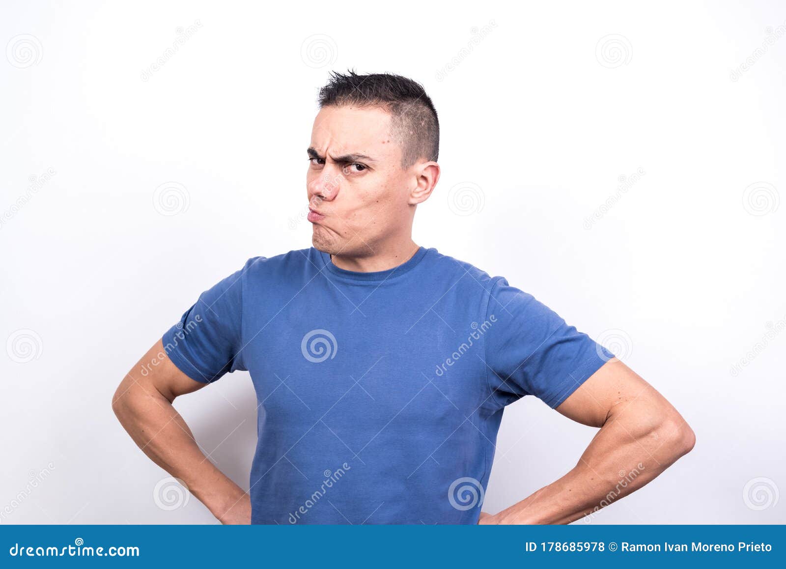 Man scolding someone stock photo. Image of problem, white - 178685978