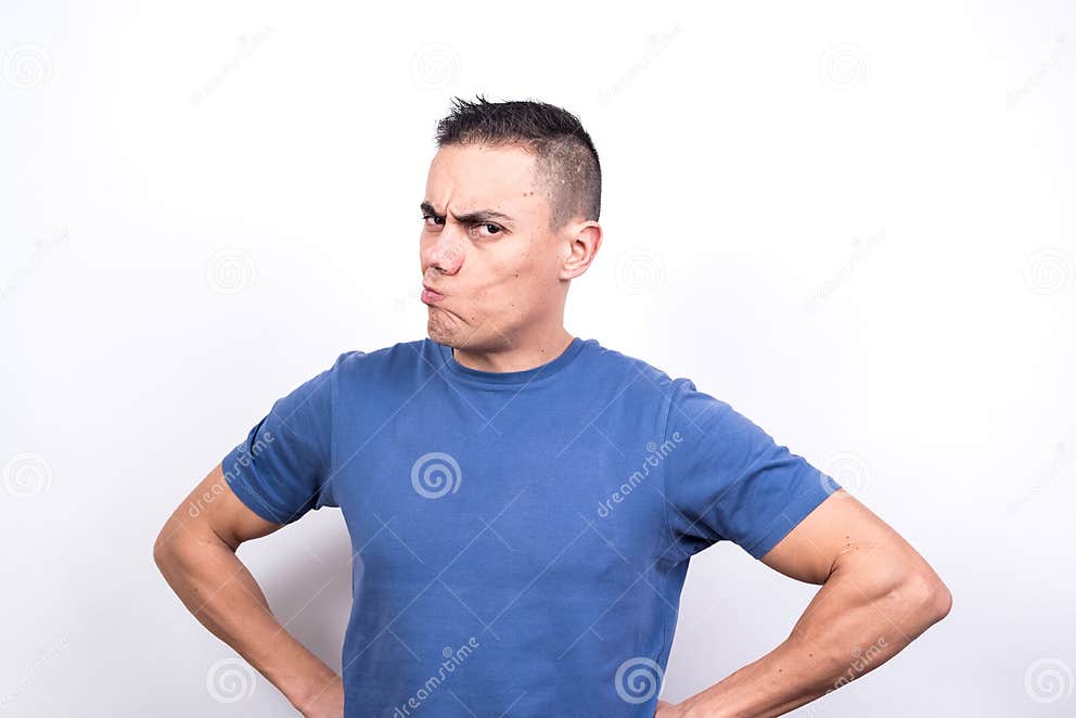 Man scolding someone stock photo. Image of problem, white - 178685978