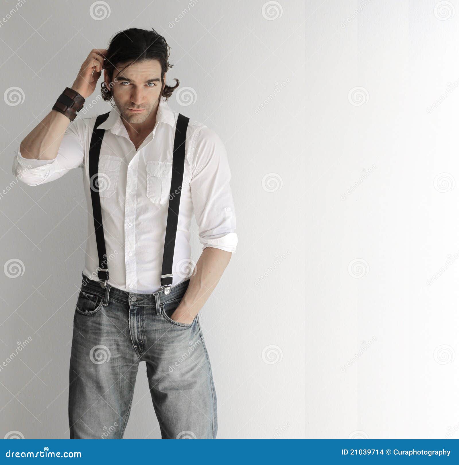 Man scratching head stock photo. Image of portrait, confused - 21039714