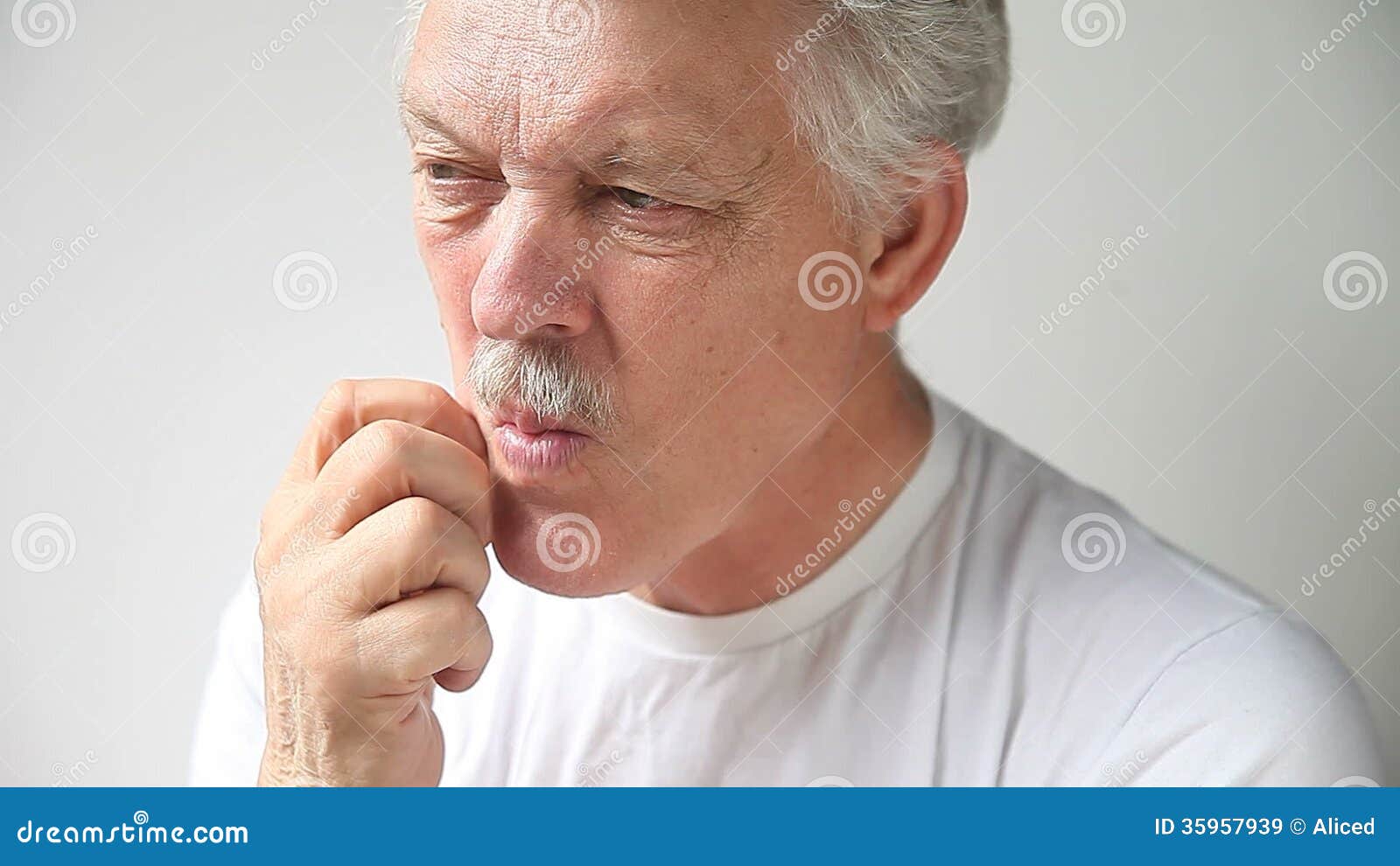 Man scratching his face stock video footage. Video of medical - 35957939