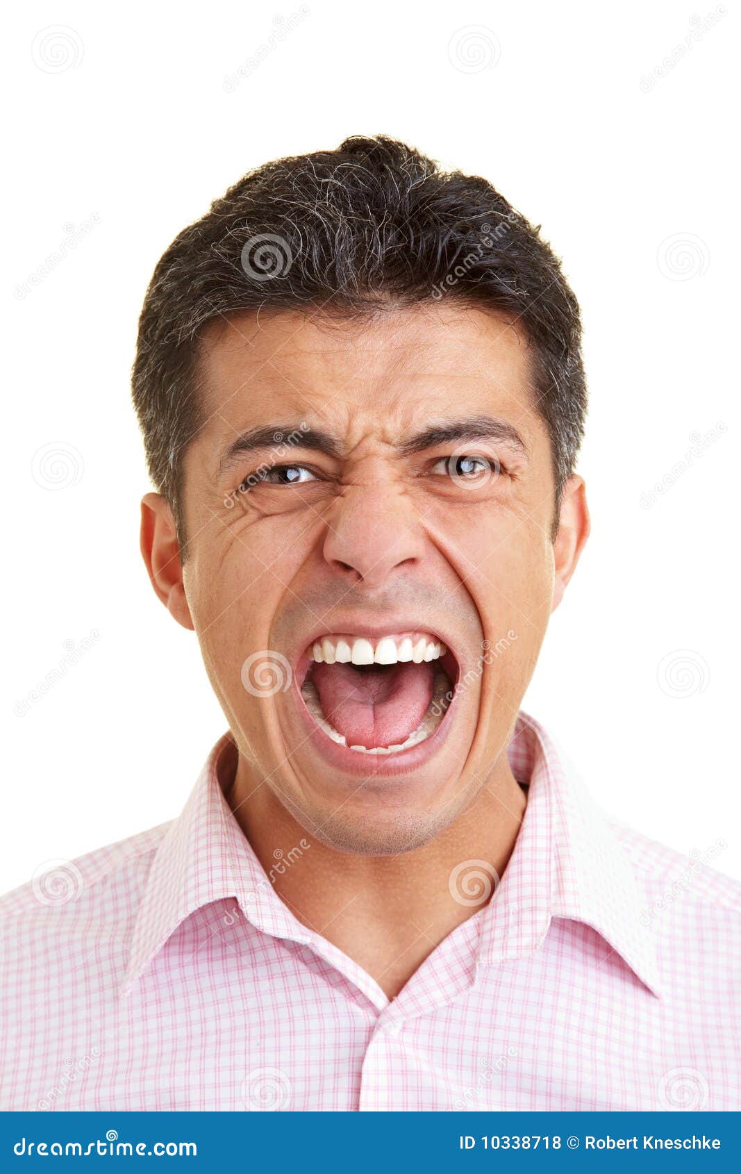 Man screaming stock photo. Image of vertical, help, mimic - 10338718