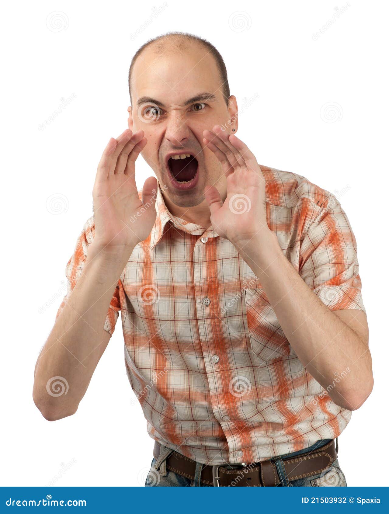 Man Screaming Stock Photography - Image: 21503932