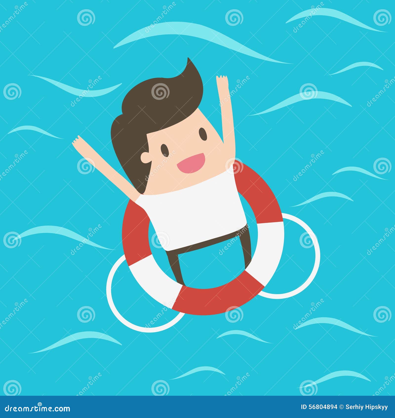 Man screaming for help stock vector. Illustration of caution - 56804894