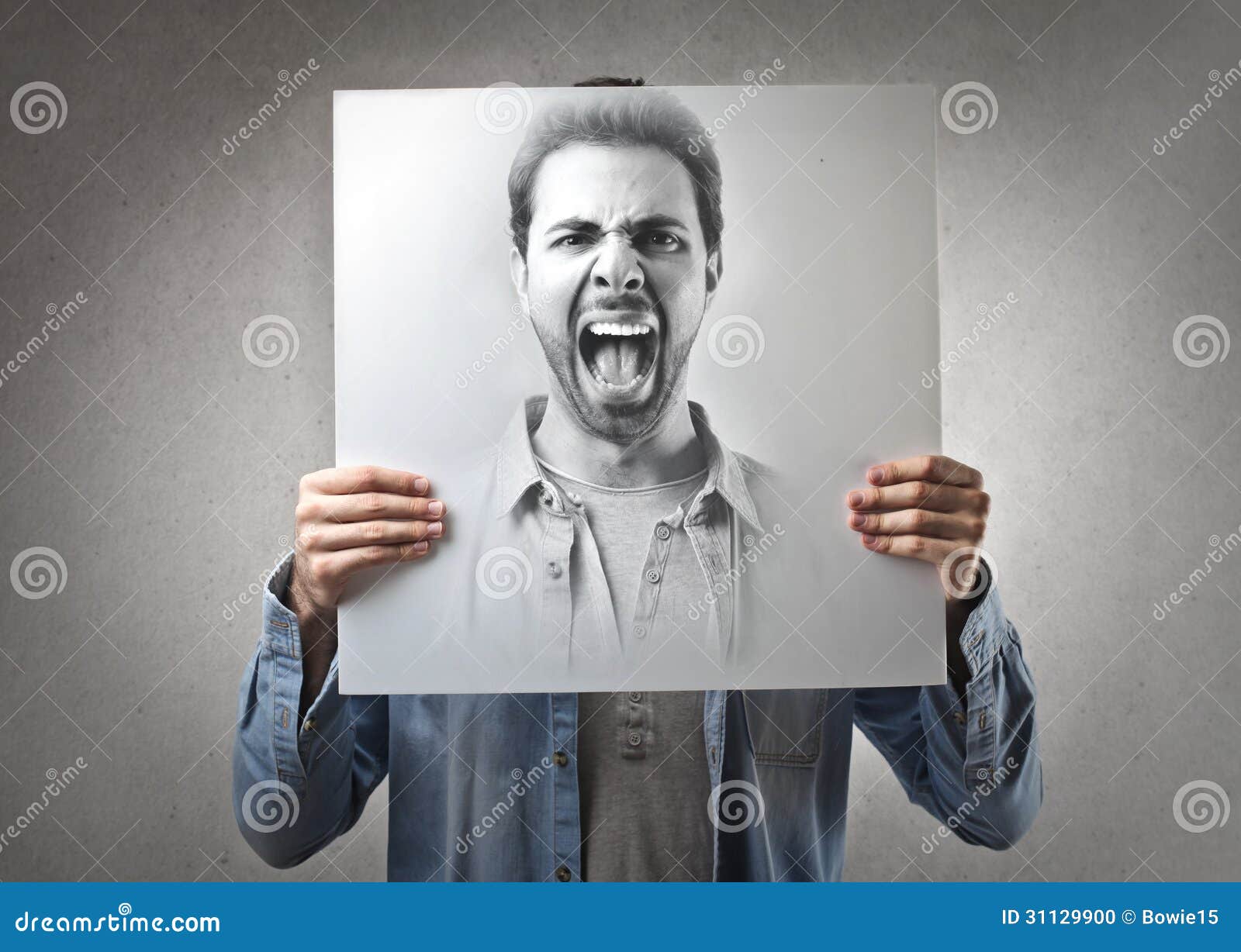 Man screaming stock photo. Image of business, anger, young - 31129900