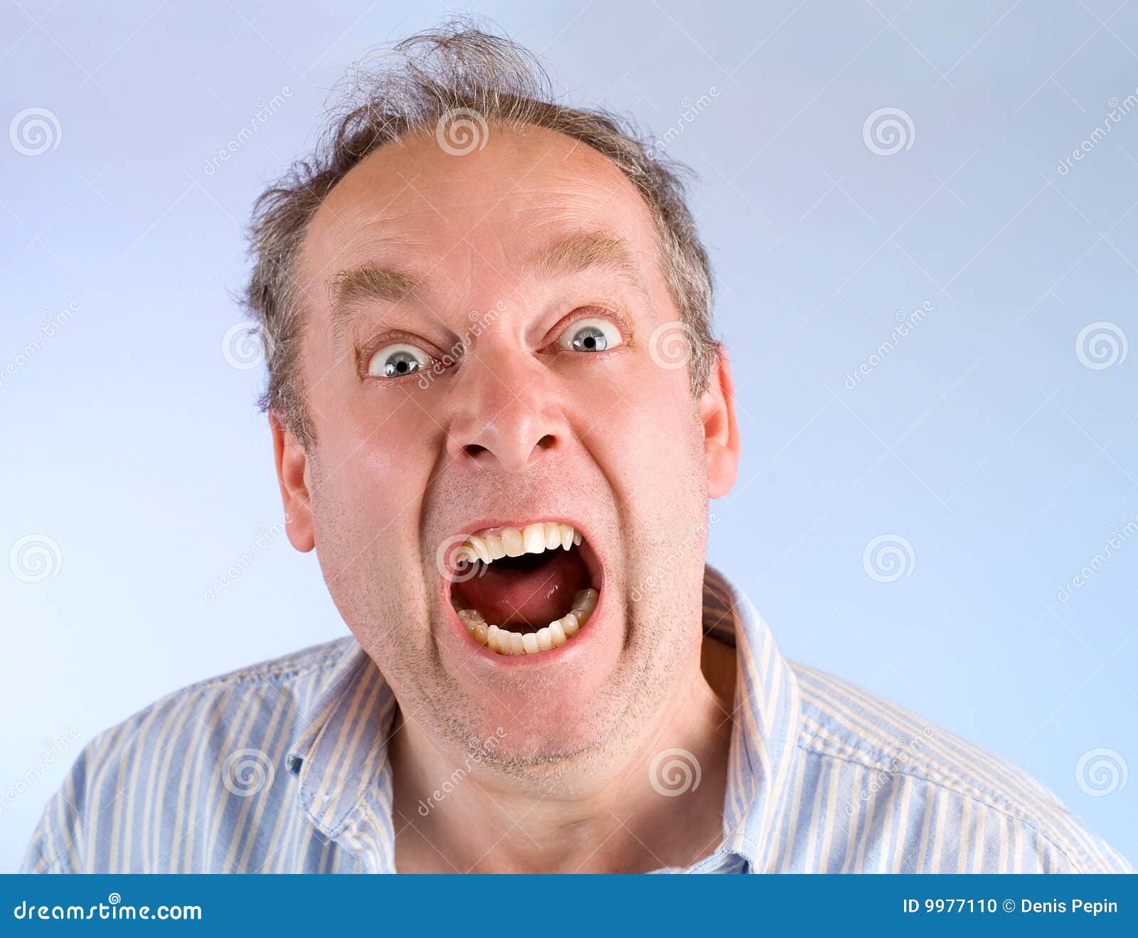Man Screaming about Something Stock Photo - Image of emotion, depressed ...