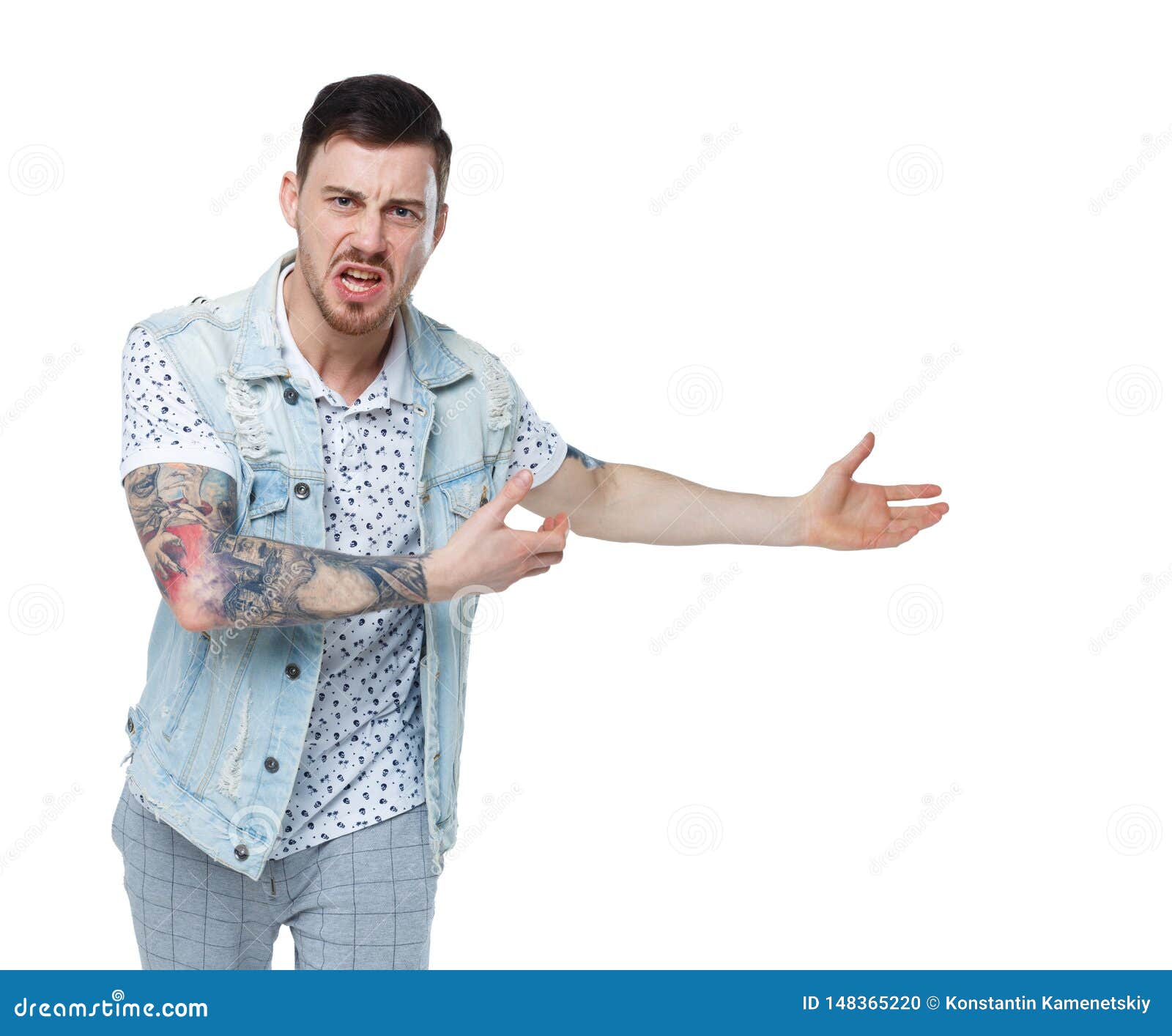 The man screams stock photo. Image of expression, rage - 148365220