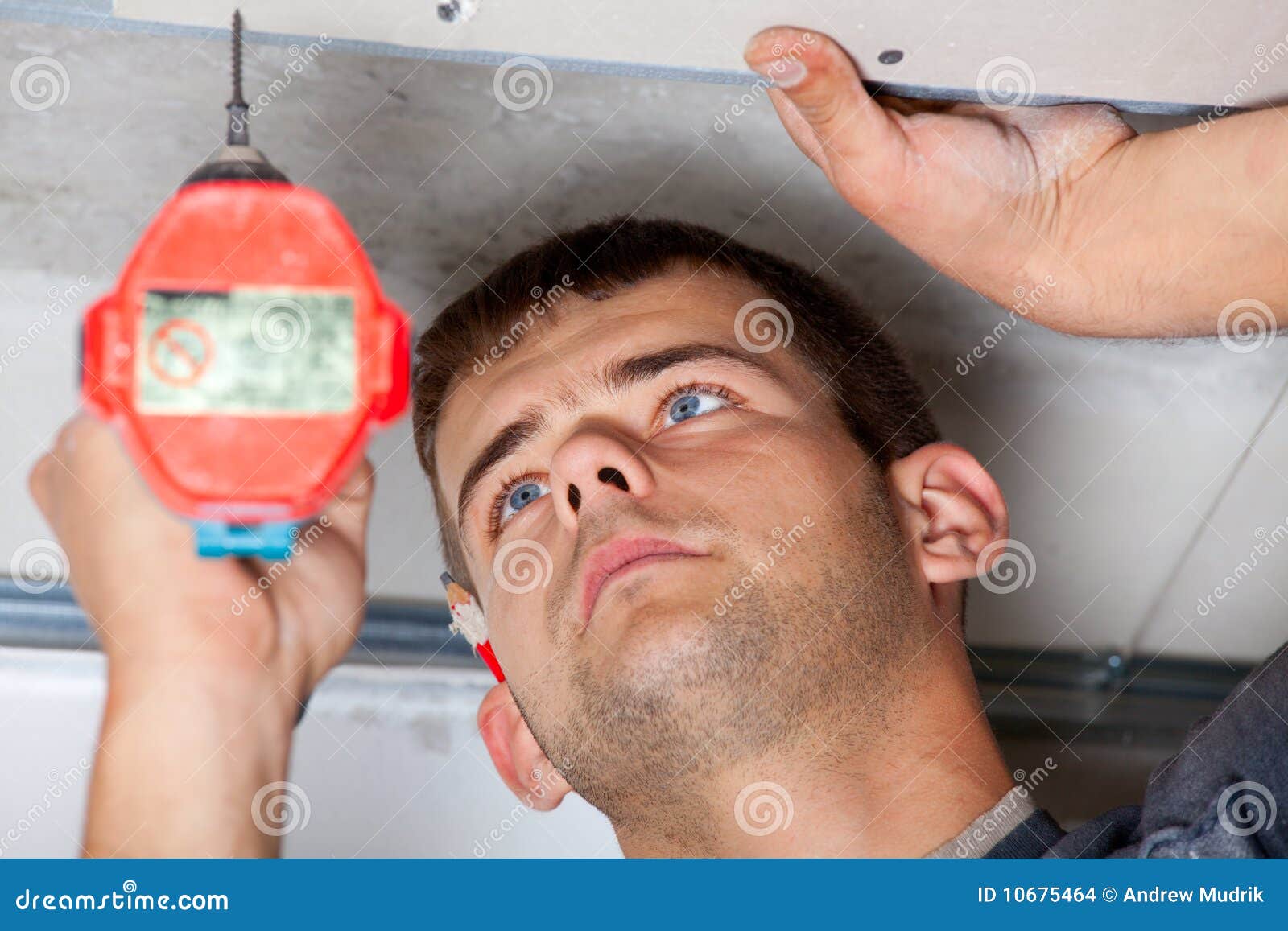 Man with screwdriver stock photo. Image of casual, caucasian - 10675464