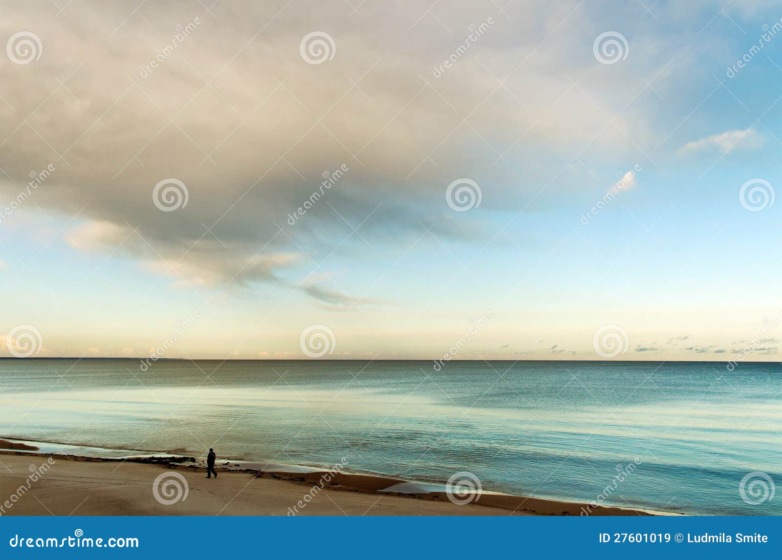 Man at the sea. stock image. Image of nature, baltic - 27601019