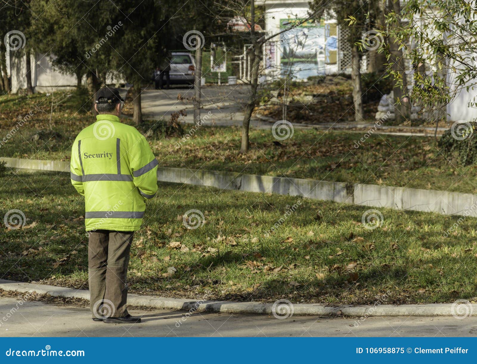 Security man waiting stock image. Image of safety, prevention - 106958875