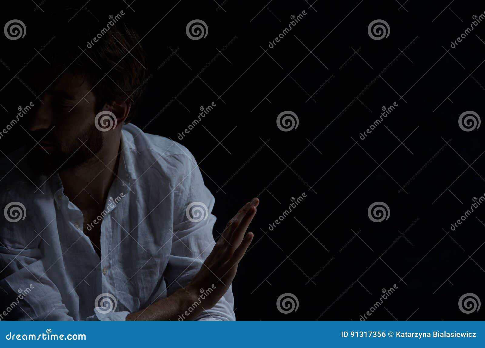 Man Separating from Problems Stock Photo - Image of hipster, eccentric ...