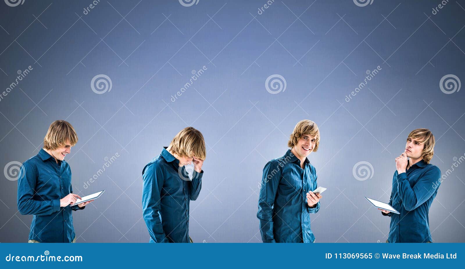 Man in sequence stock image. Image of 2529, concentrated - 113069565
