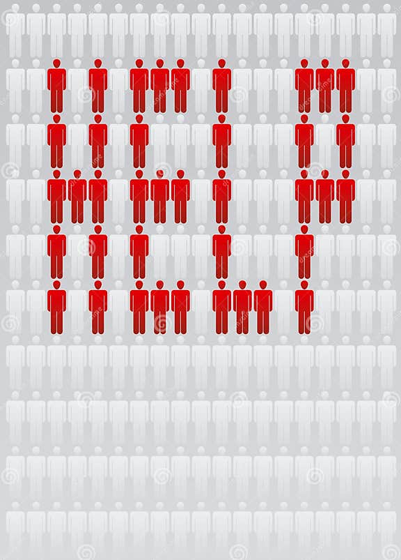 Man series - Help stock illustration. Illustration of team - 804378