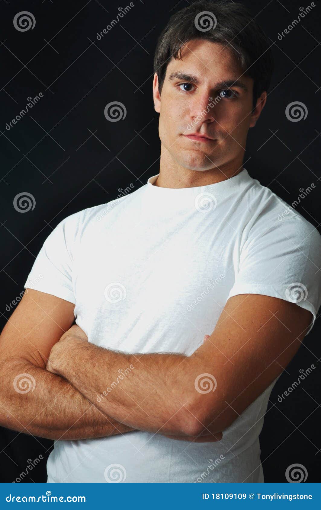 Man with a Serious Expression Stock Image - Image of model, dude: 18109109