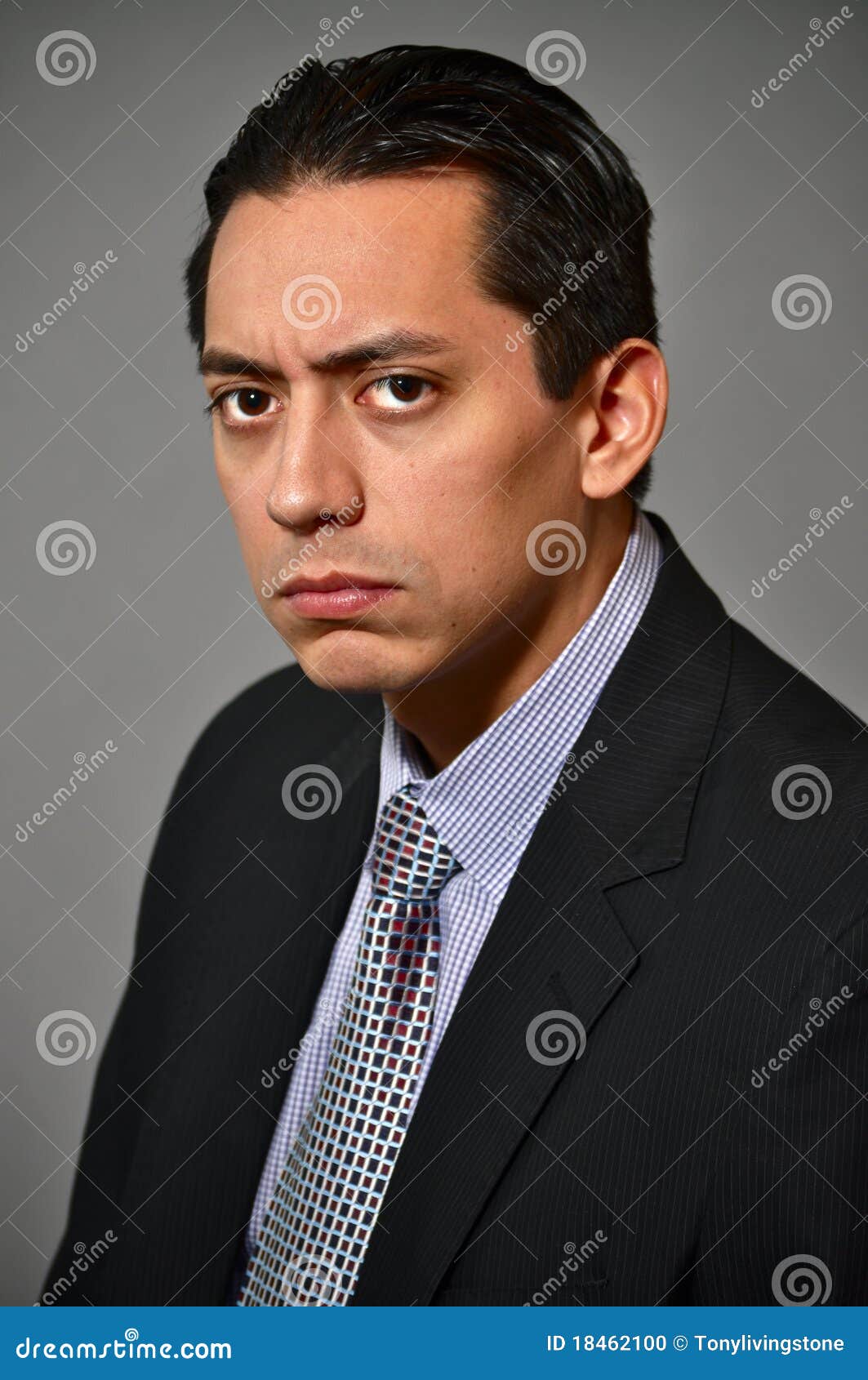 Man with a Serious Expression Stock Photo - Image of banker, unemployed ...