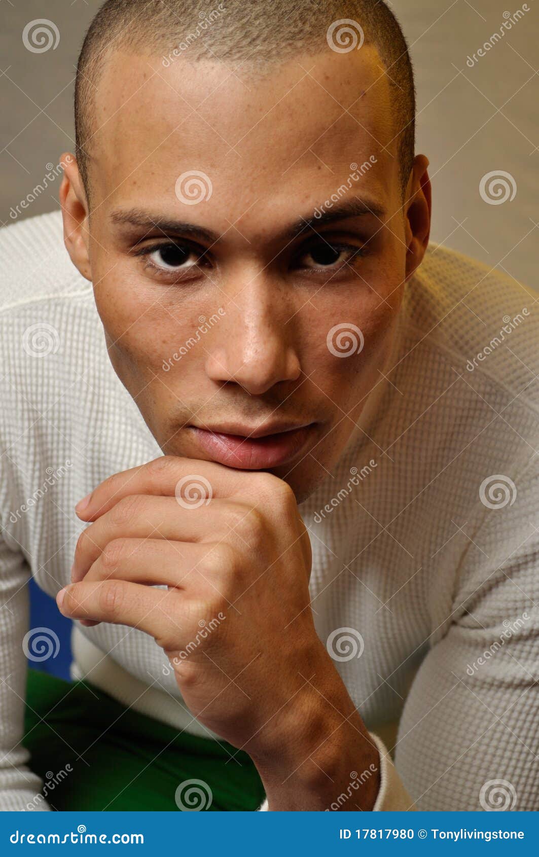 Man with a serious look stock photo. Image of serious - 17817980