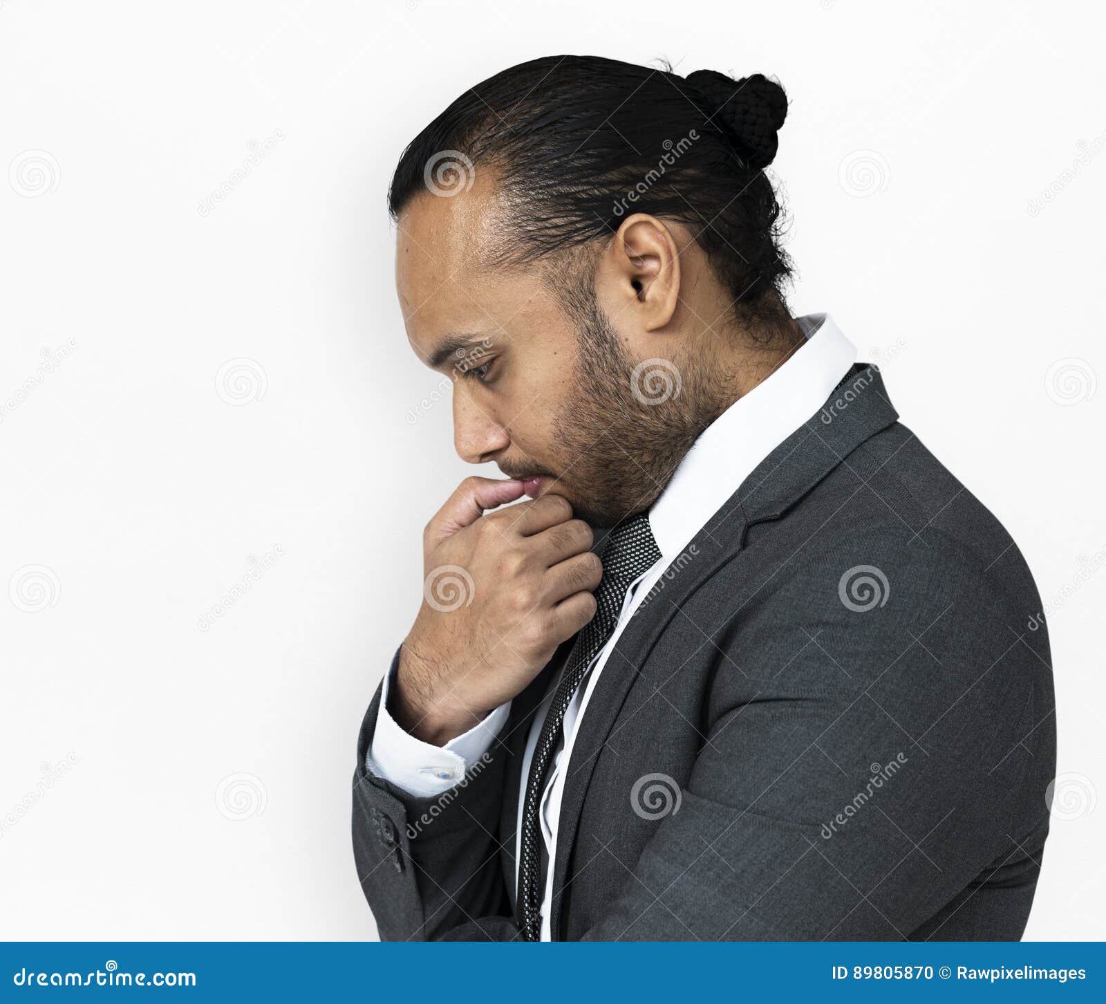 Man Serious Studio Portrait Concept Stock Photo - Image of closeup ...