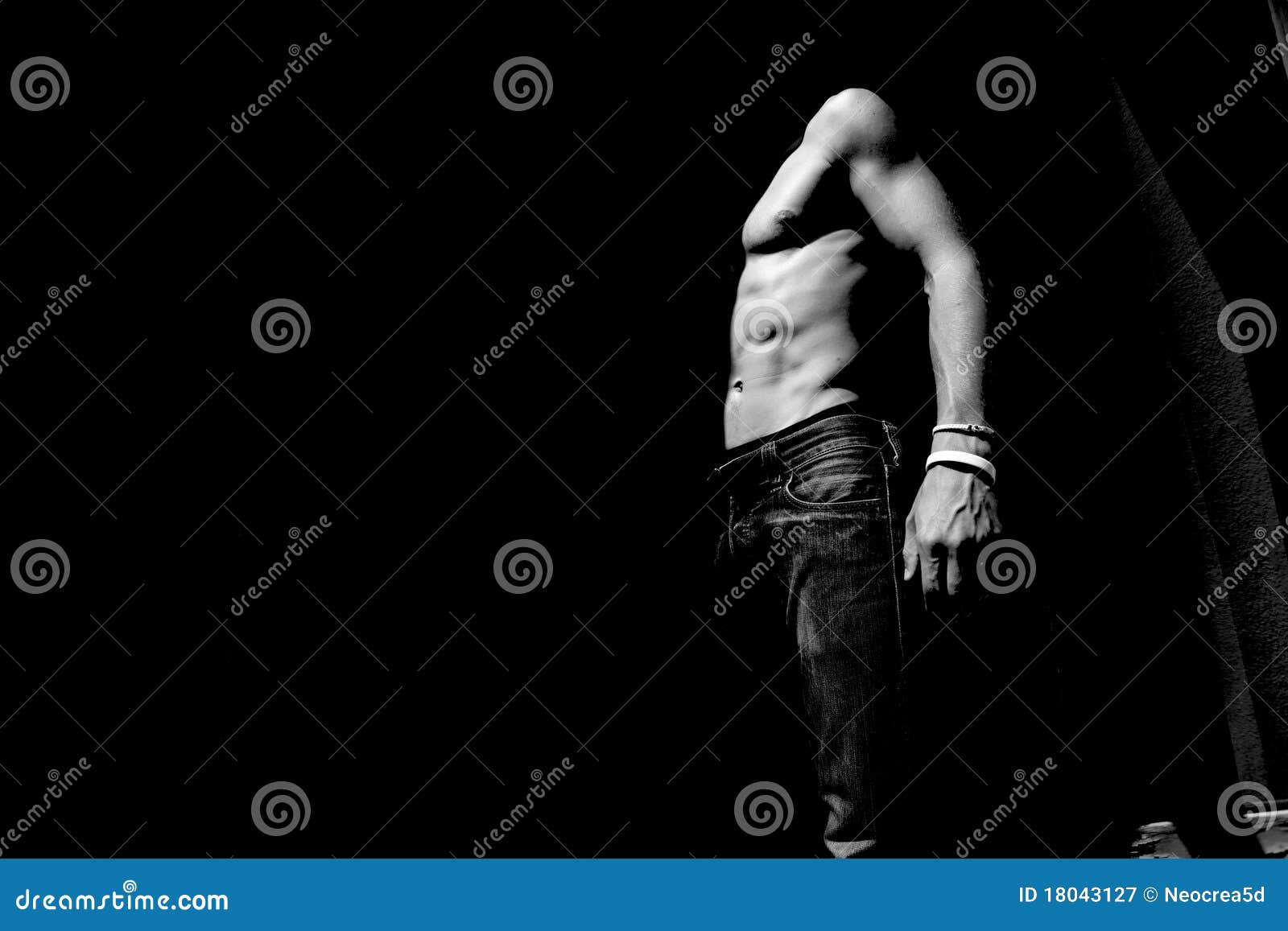 The man from the shadow stock image. Image of pretty - 18043127