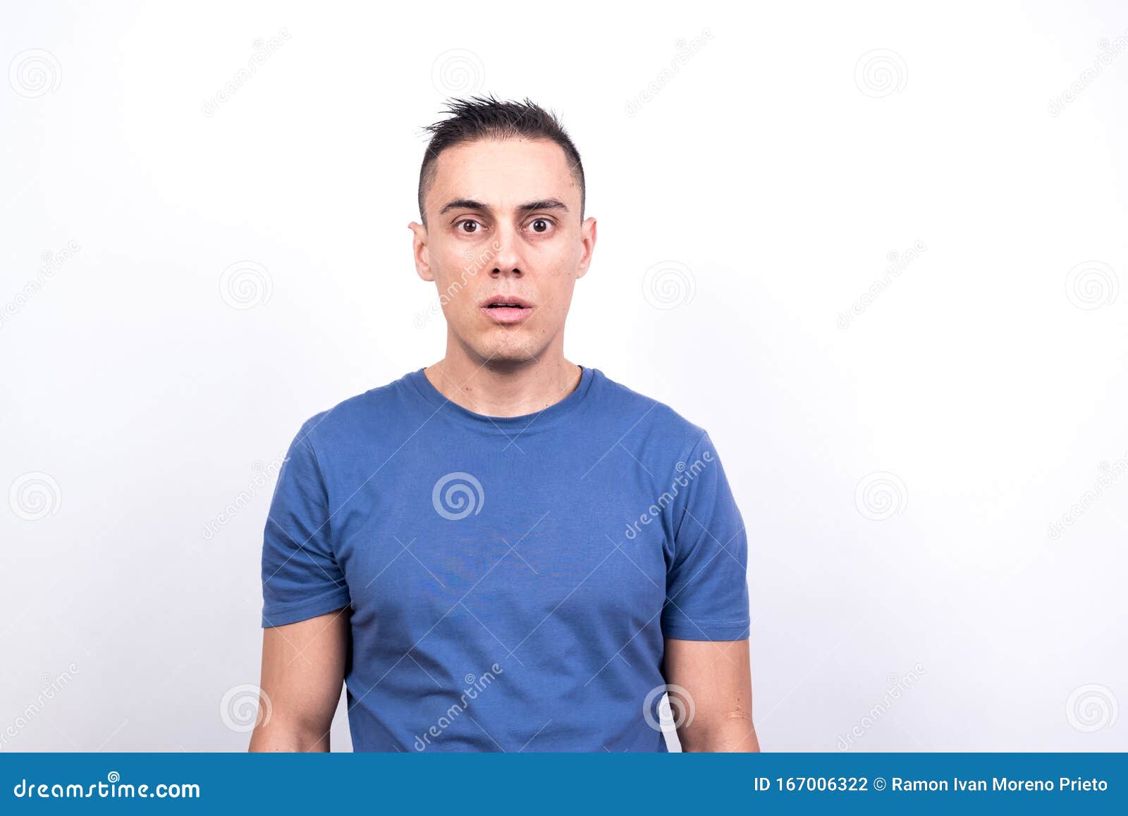 Man in shock stock photo. Image of surprise, hieratic - 167006322