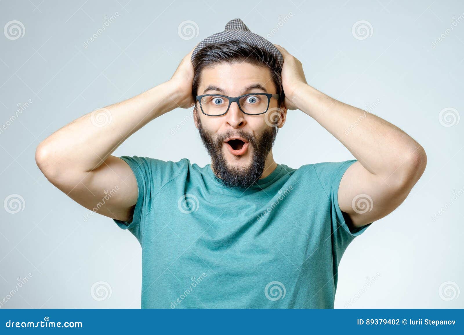 Shocked Amazed Cute Little Kid, Blond Teenage Girl, Gasping Amazed ...