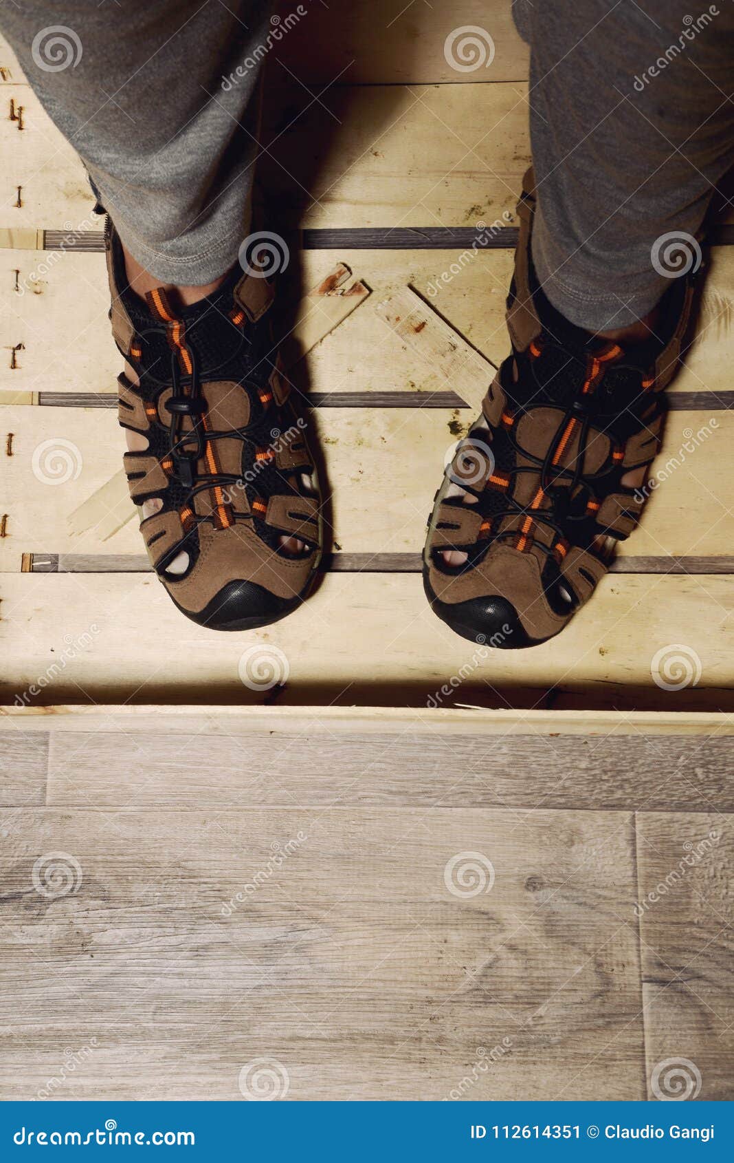 Man Shoes - Selfie from Top View Stock Image - Image of adult, view ...
