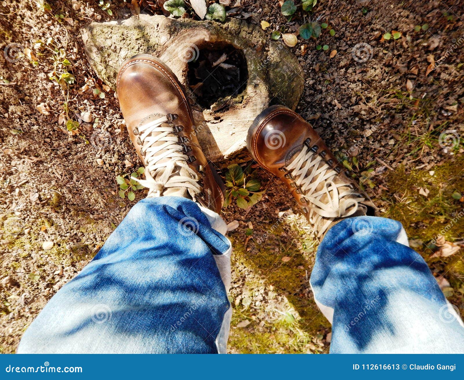 Man Shoes - Selfie from Top View Stock Image - Image of accessories ...