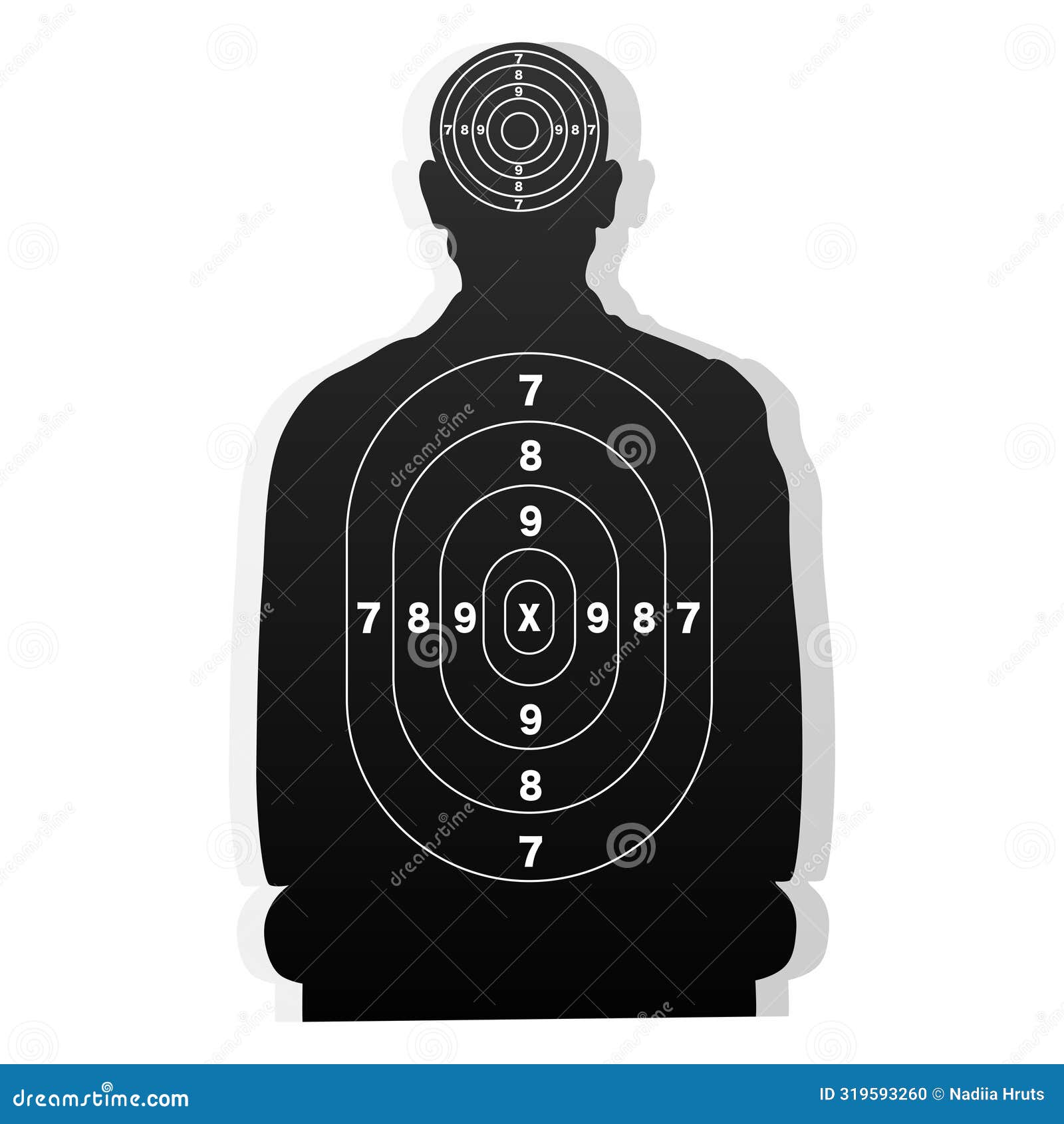 Torso Silhouette With Internal Organs. Vector Illustration ...