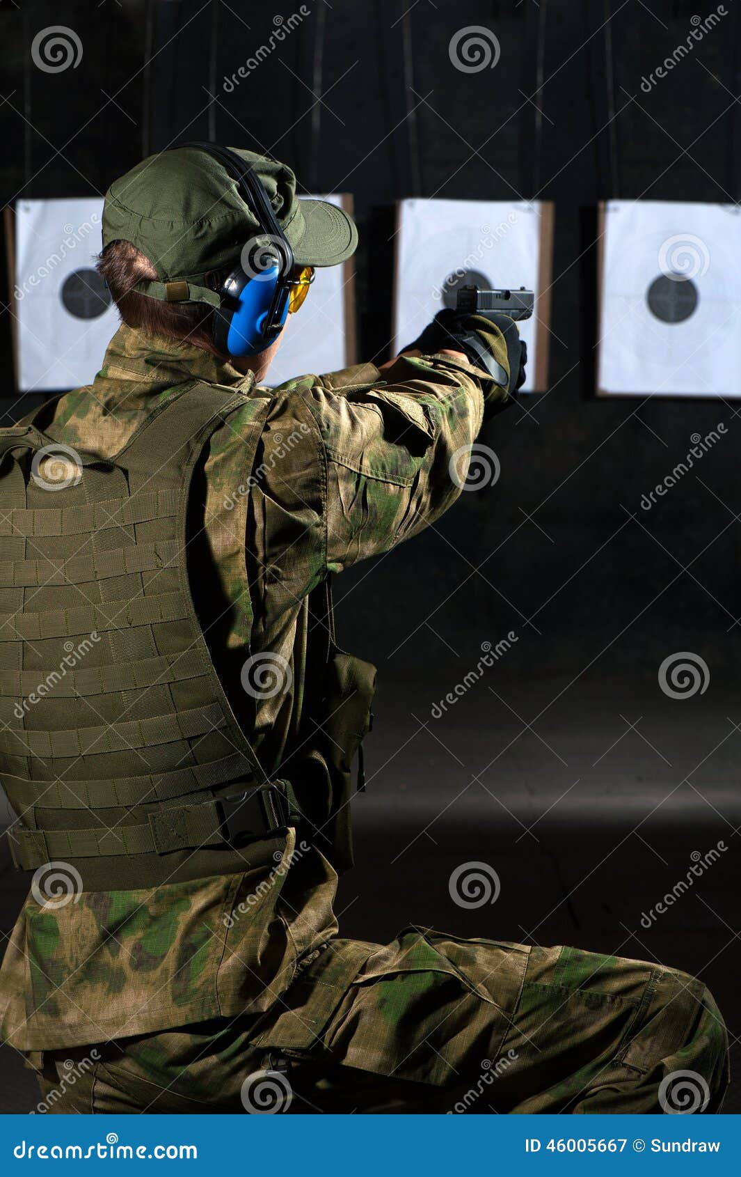Man shooting stock image. Image of ammunition, eyewear - 46005667