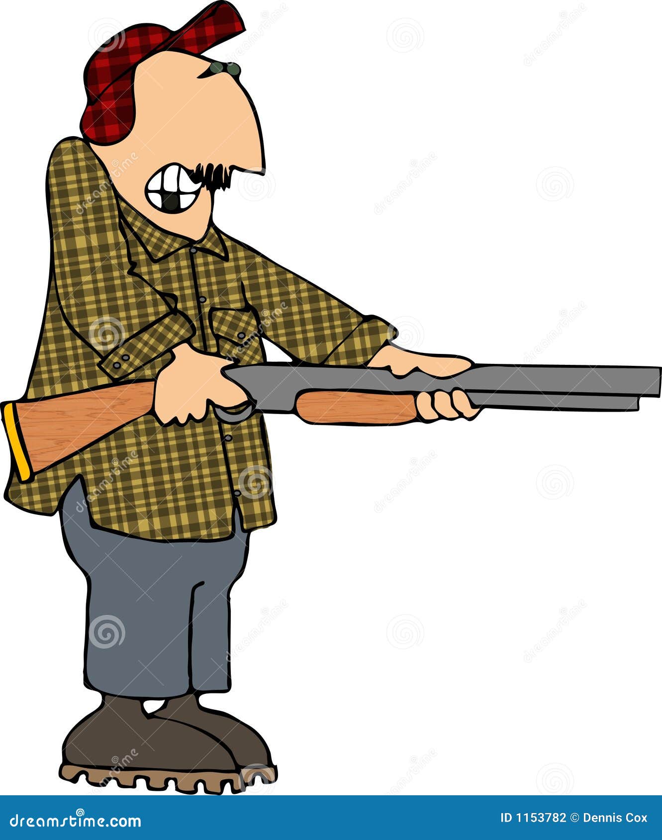 Shotgun Hunter Clipart