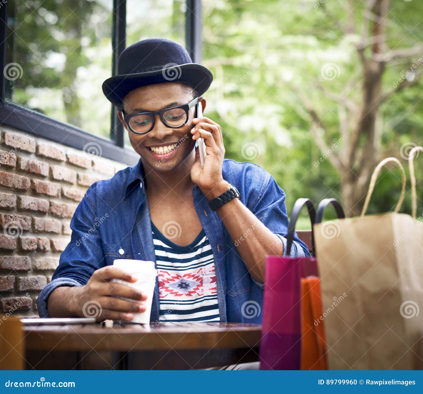 Man Shopping Spending Customer Consumerism Concept Stock Photo - Image ...