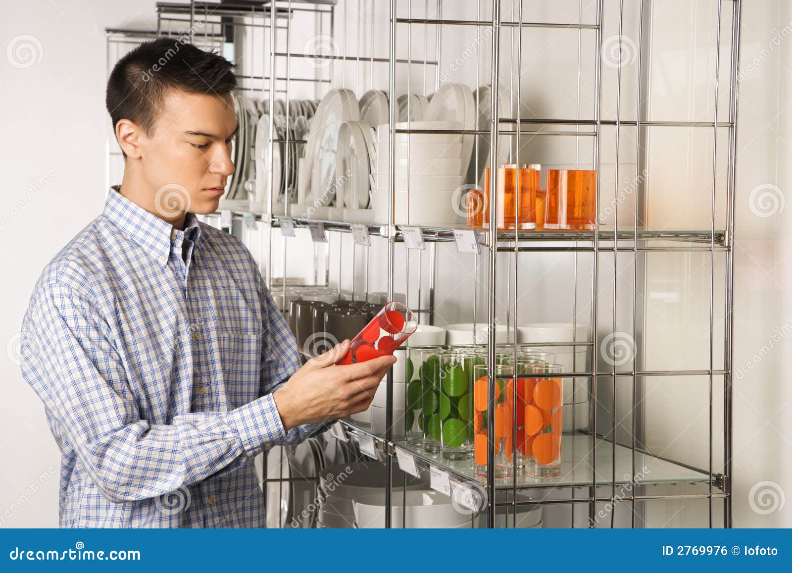 Man shopping in store. stock photo. Image of caucasian - 2769976