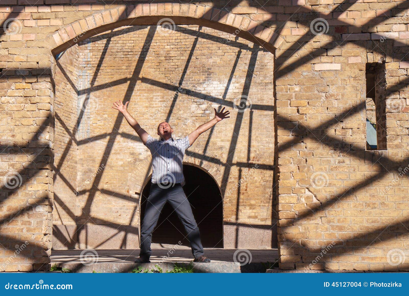 Man shouting stock photo. Image of dirty, caucasian, loophole - 45127004