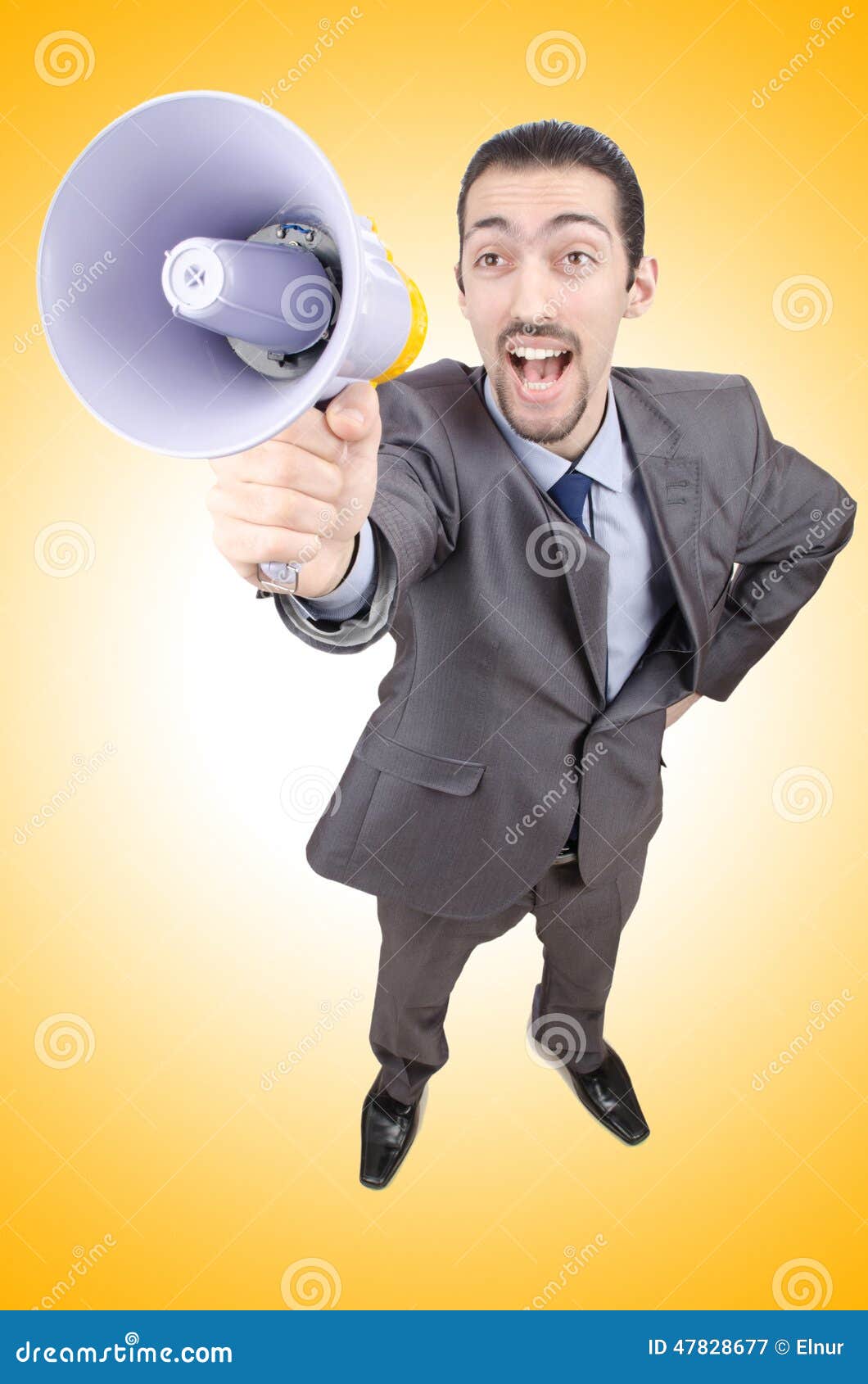 Man shouting and yelling stock image. Image of noise - 47828677